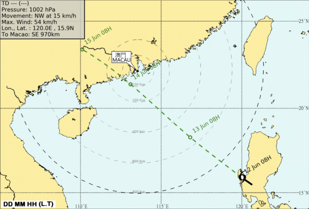 The weather bureau will consider issuing Typhoon Signal No. 1 | Macao News