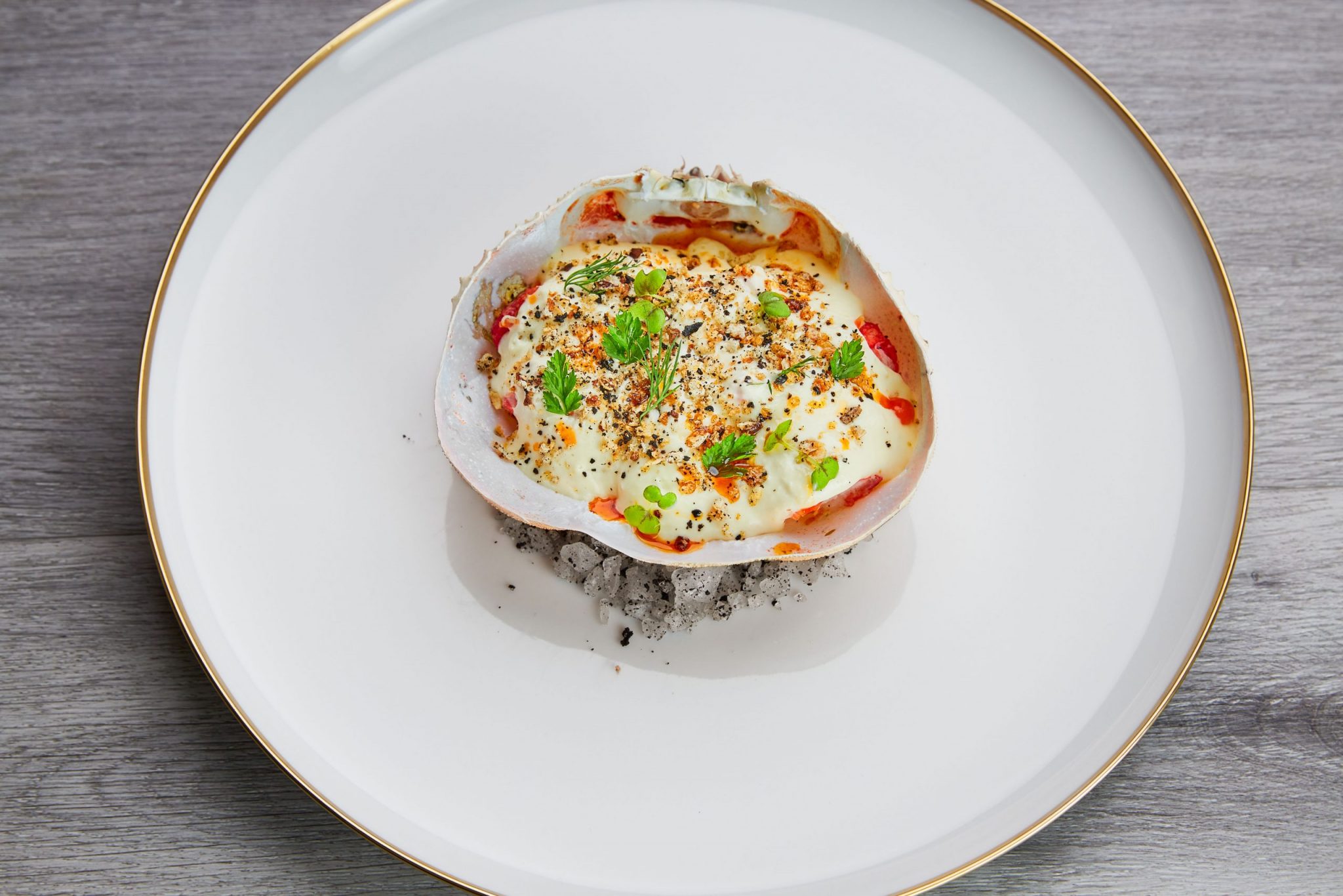 Recipe: Stuffed King Crab Meat in Shell by Chef Wong Meng Kang
