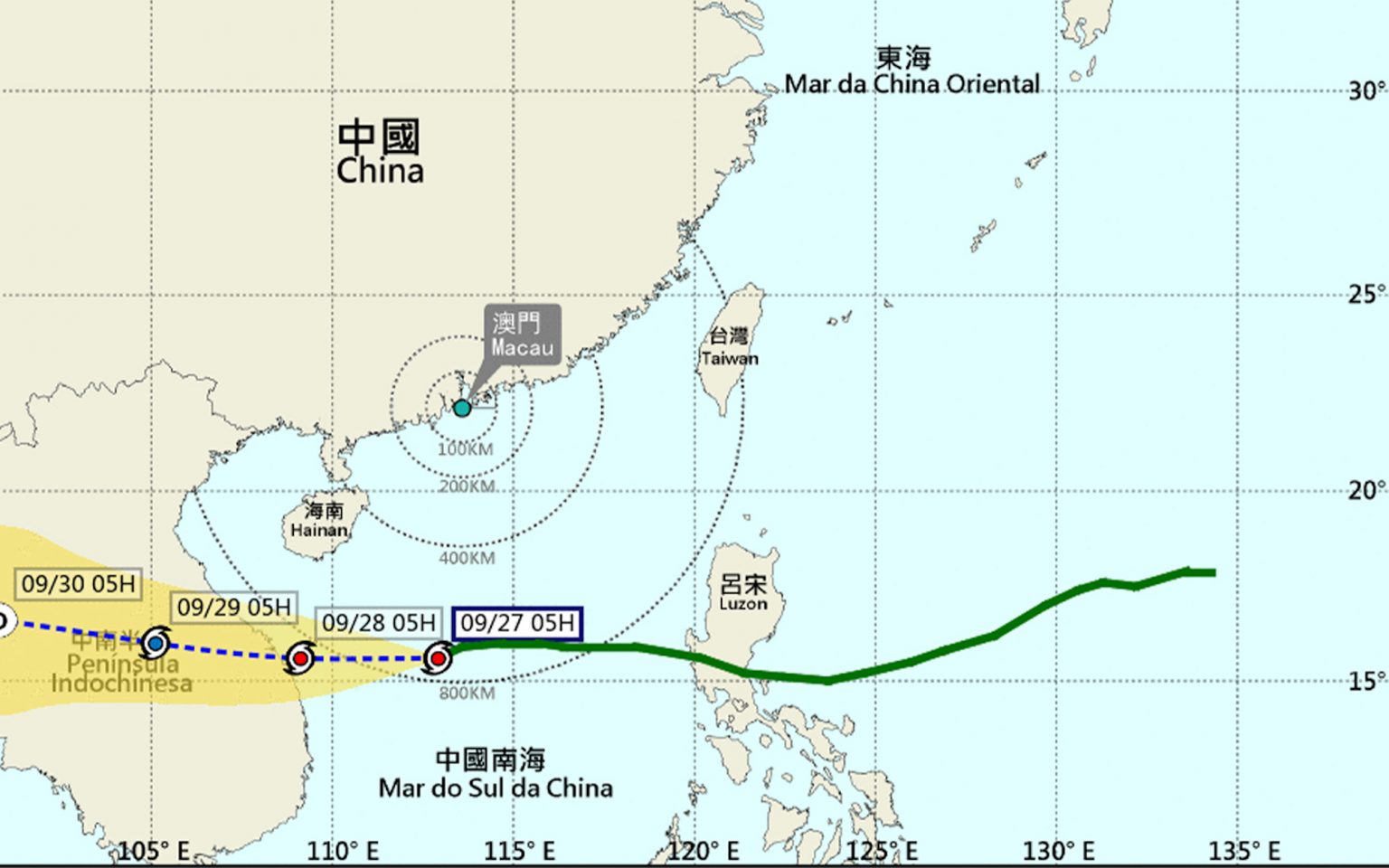 Strong monsoon signal hoisted as Tropical Cyclone Noru crosses South ...