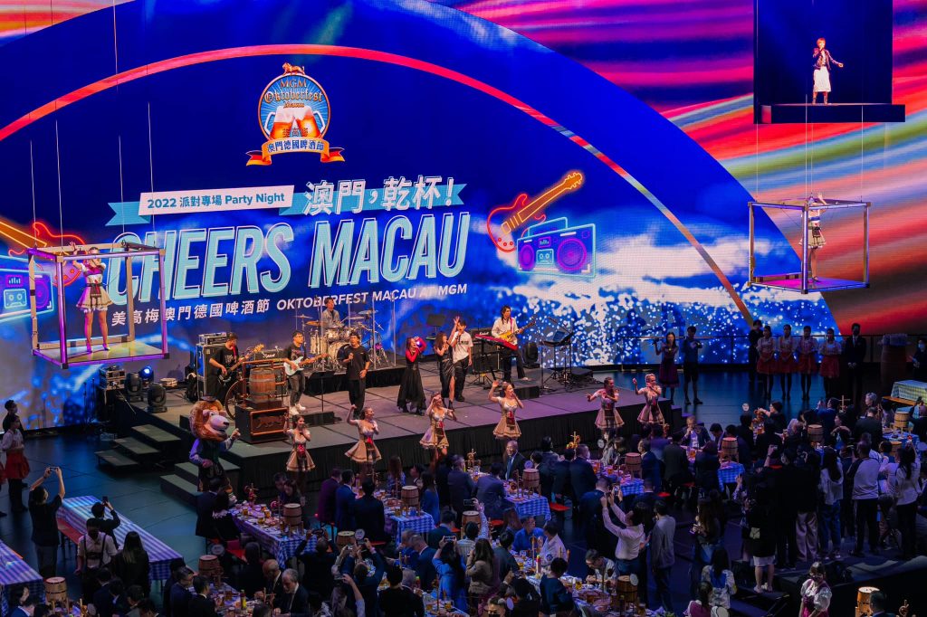 Oktoberfest Macau at MGM 2022 Party Night runs until 30 October