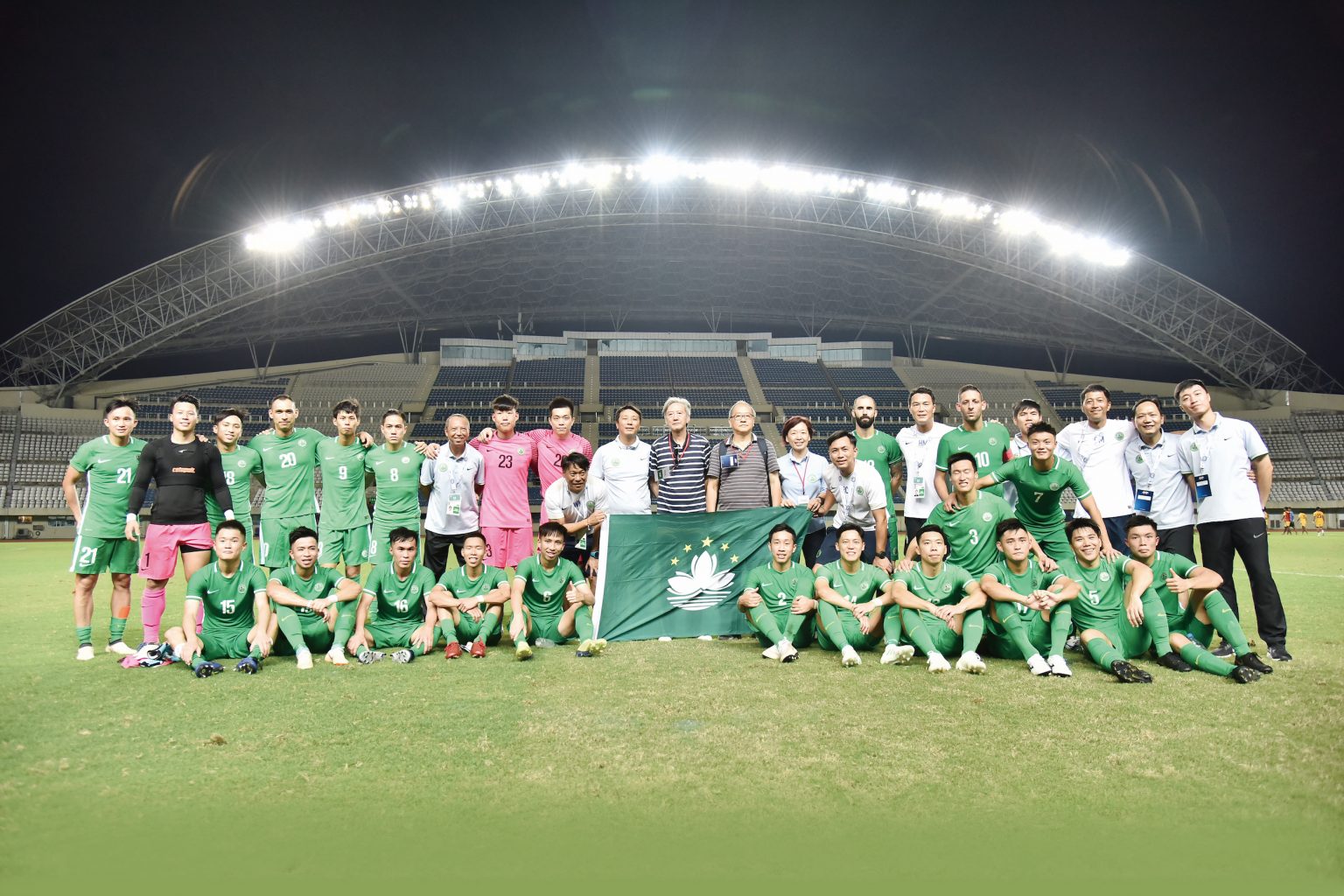 Macao’s football team is gearing up for its first international game