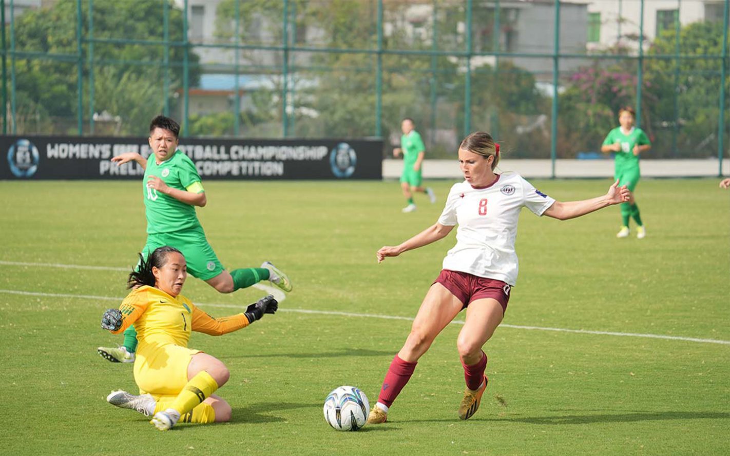 Macao’s women’s football team lose 6-0 to Guam in a EAFF match