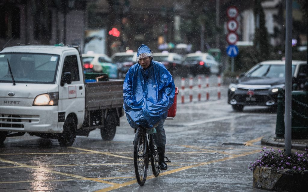 There’s a strong monsoon signal in force in Macao