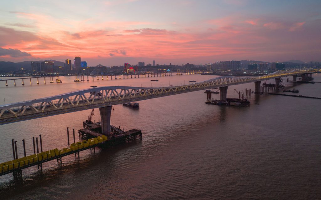 Get a chance to walk the Macau Bridge before it opens to cars