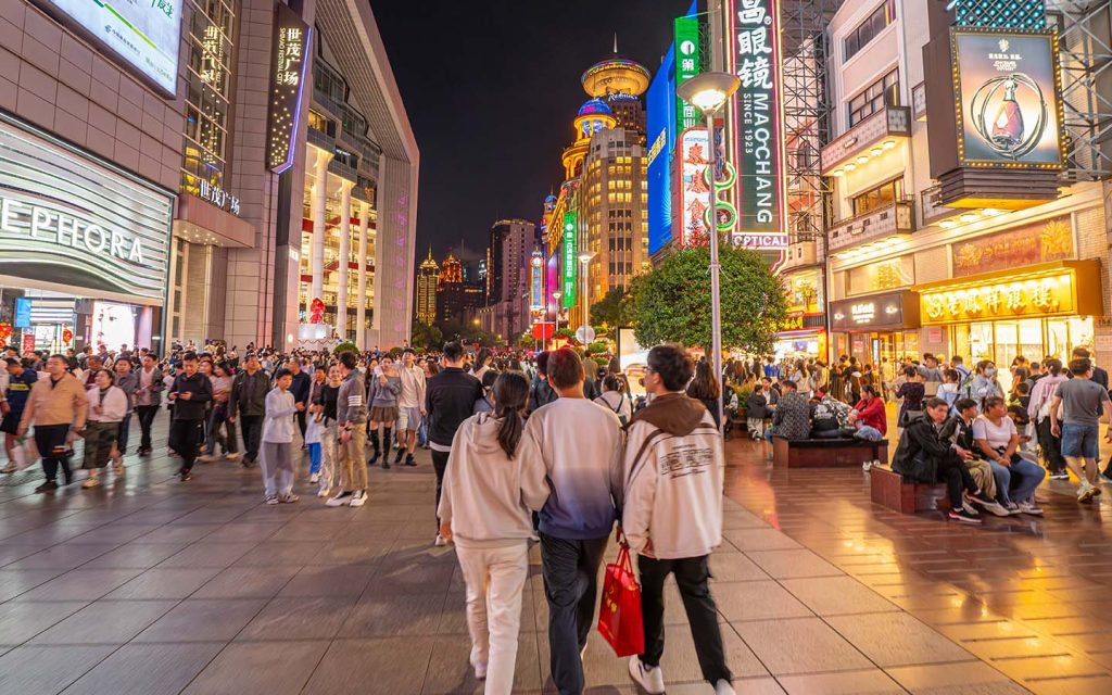 China's consumer price index dropped into negative territory in February