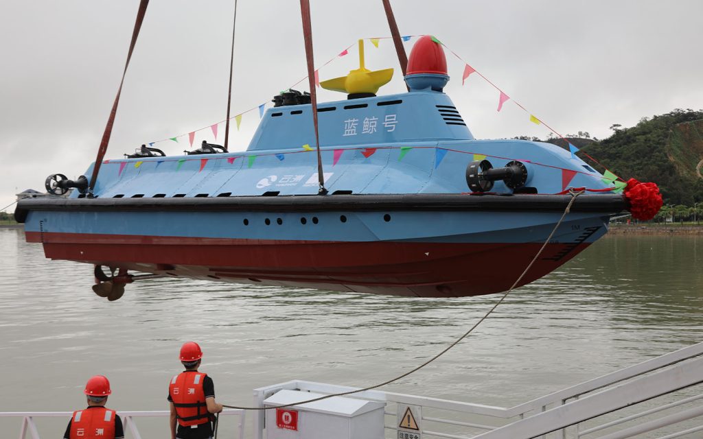 A revolutionary new AI-powered submersible has been launched in Zhuhai