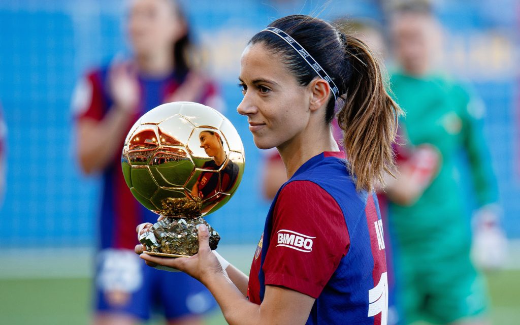 Aitana Bonmati named best female footballer for record third time
