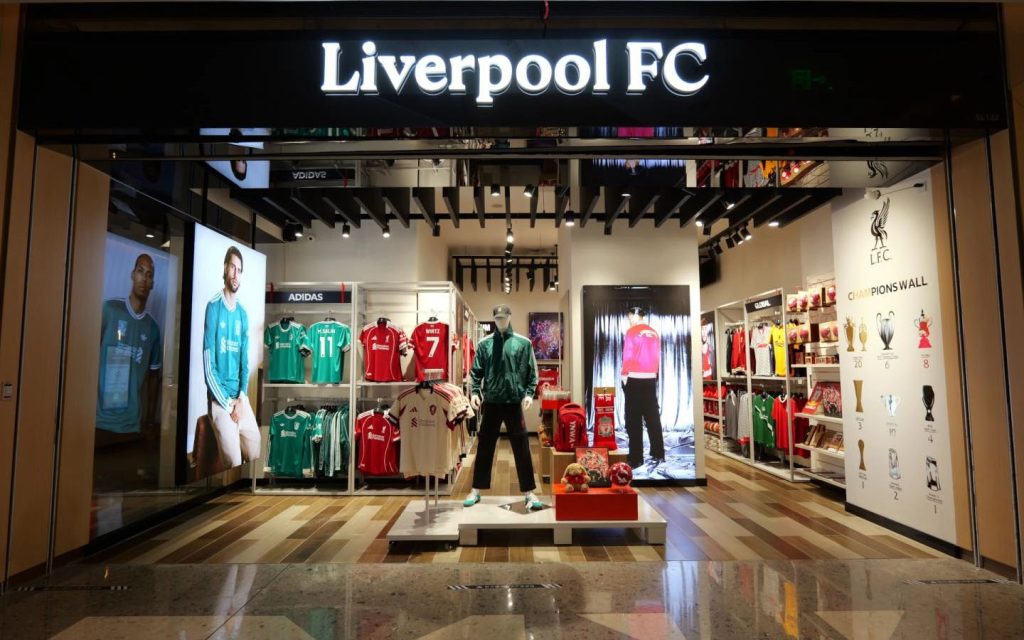 Liverpool FC launches its first mainland China store in Shenzhen